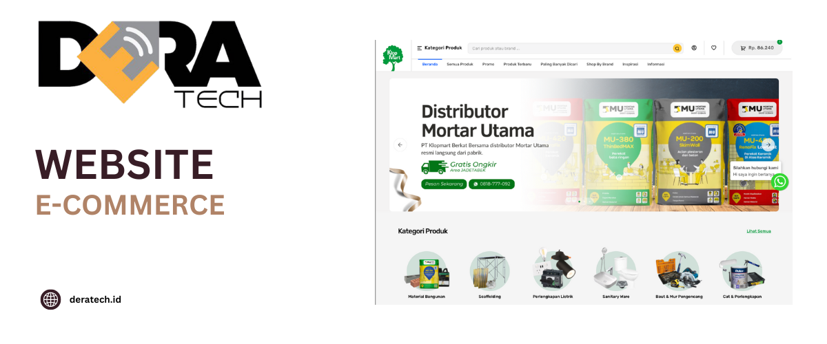 Jasa Pembuatan Website Murah dan Profesional - Deratech IT Solution